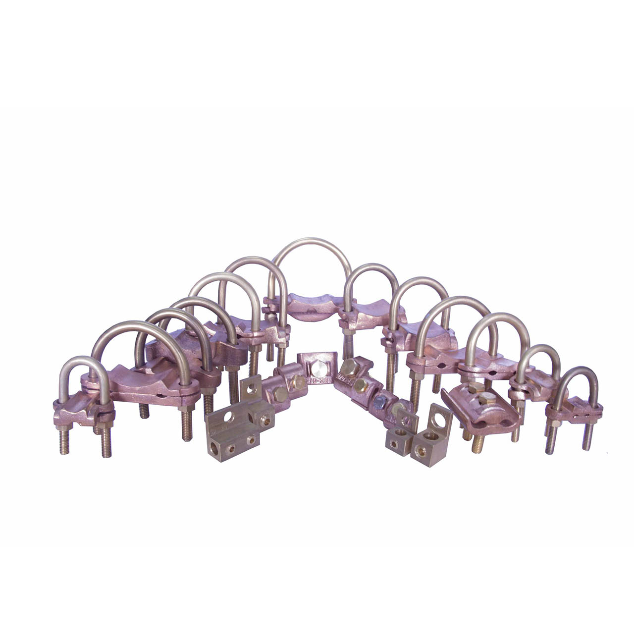 GAR Type Copper Mechanical Connector Tube: 5”. Conductor gauge: 300 MCM ...